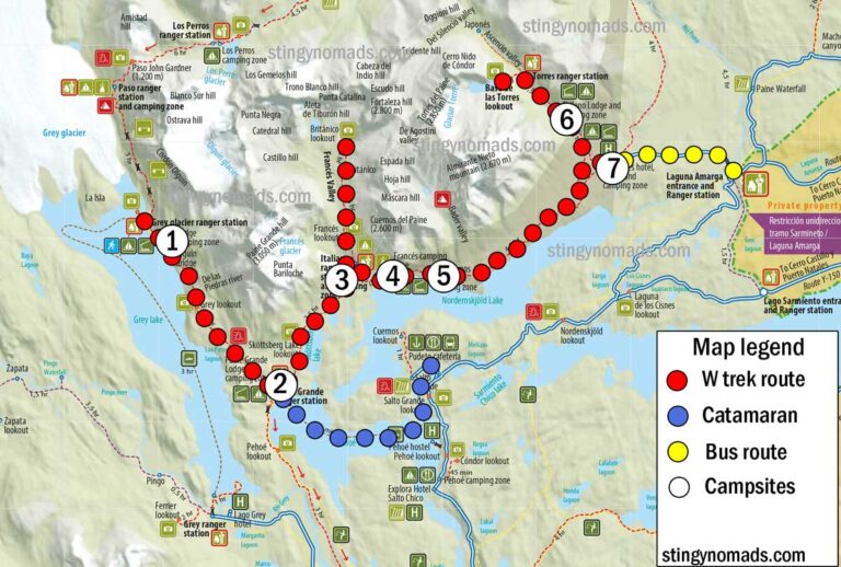 The W trek in Torres del Paine - 2024/25 season - STINGY NOMADS