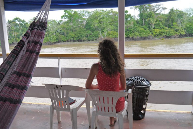 Amazon boat trip by slow boat - STINGY NOMADS