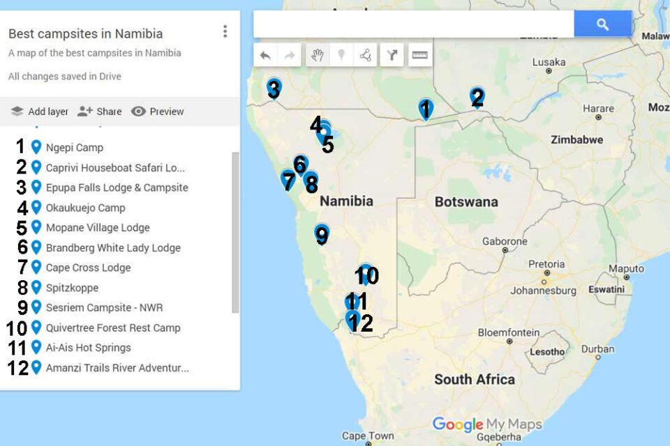 12 Amazing campsites in Namibia to stay in 2023