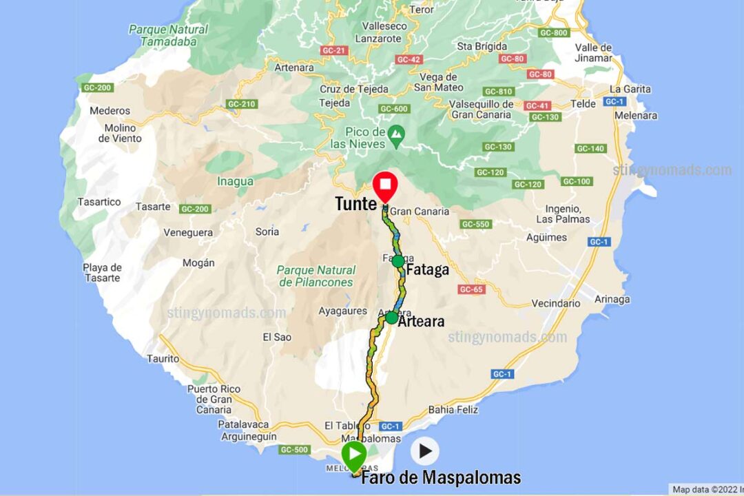 Camino de Gran Canaria - a guide and walking stages
