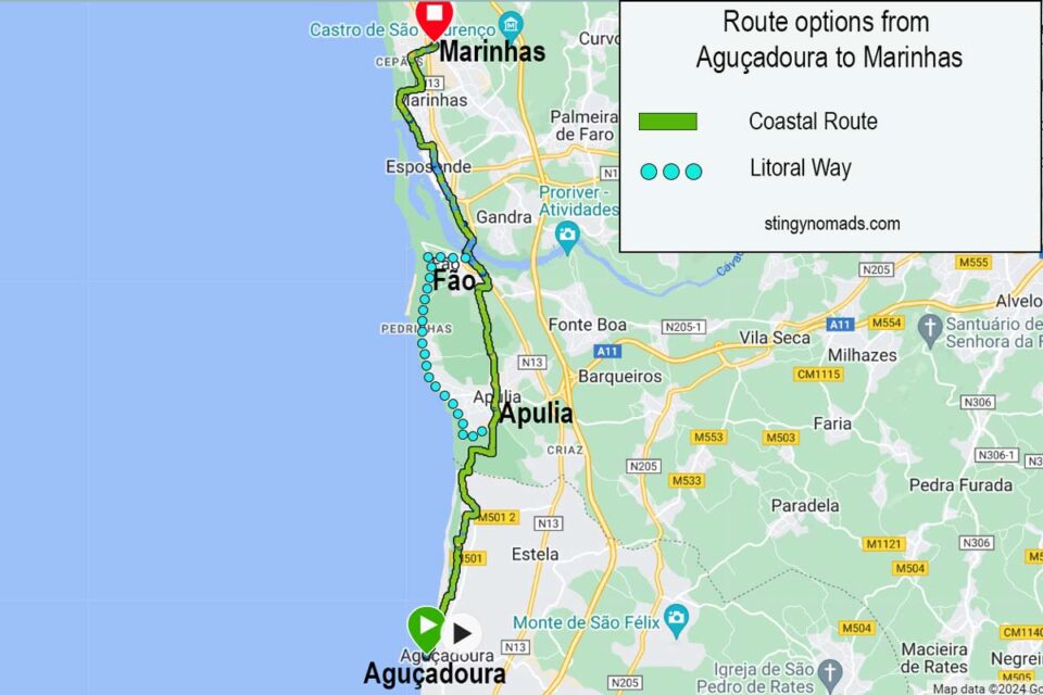 The Litoral Way vs Coastal Route of the Portuguese Camino - STINGY NOMADS