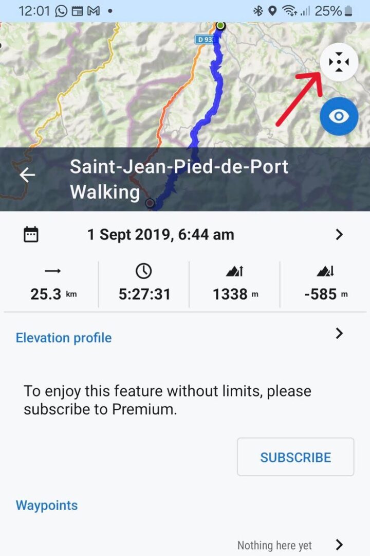 GPX Maps for Phone Navigation on Camino de Santiago. - STINGY NOMADS