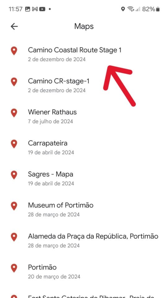 GPX Maps for Phone Navigation on Camino de Santiago. - STINGY NOMADS