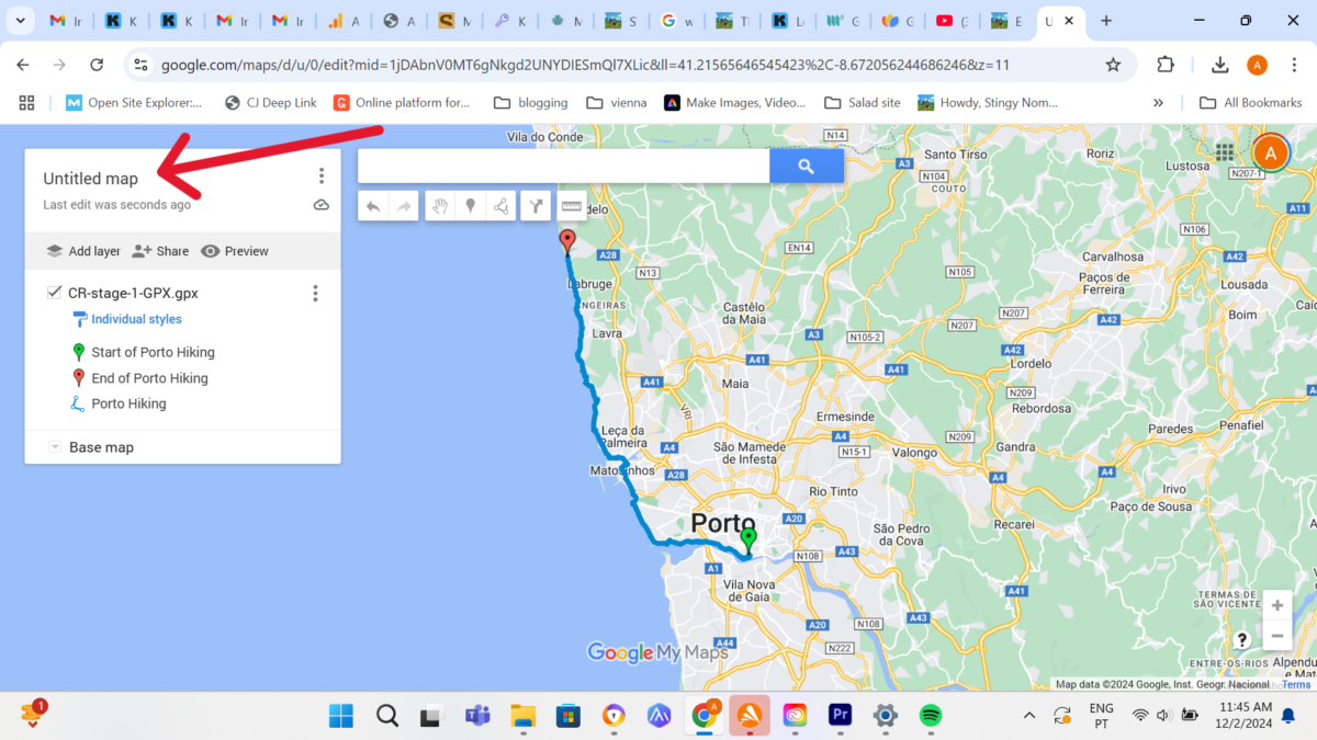 GPX Maps for Phone Navigation on Camino de Santiago. - STINGY NOMADS