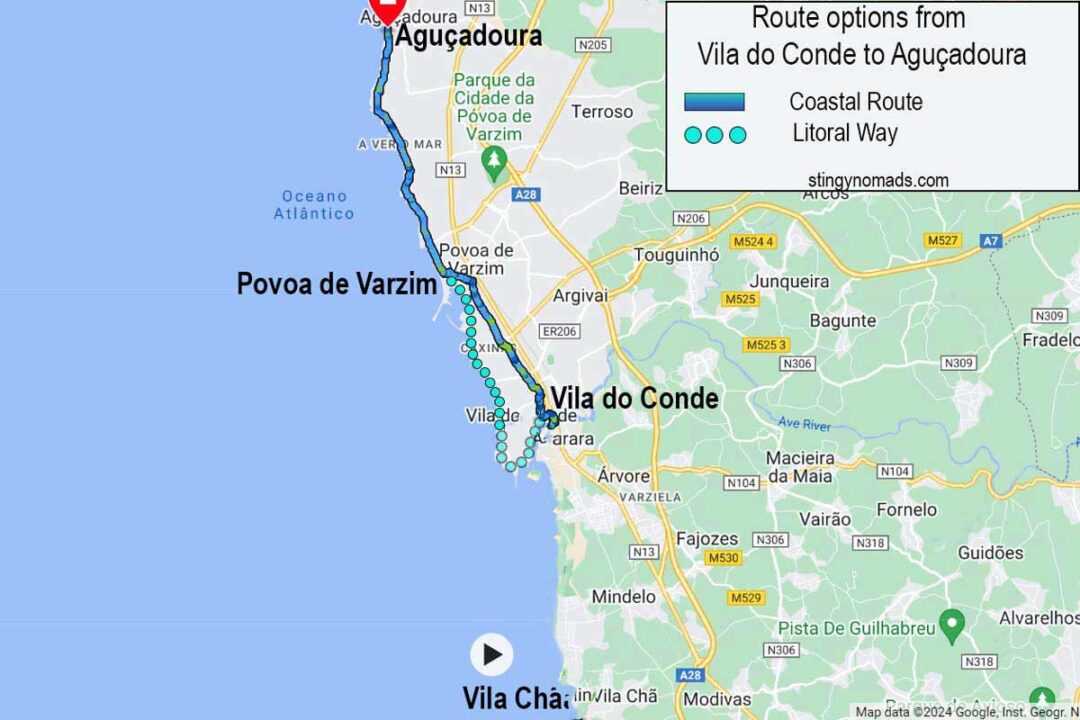 The Litoral Way vs Coastal Route of the Portuguese Camino - STINGY NOMADS