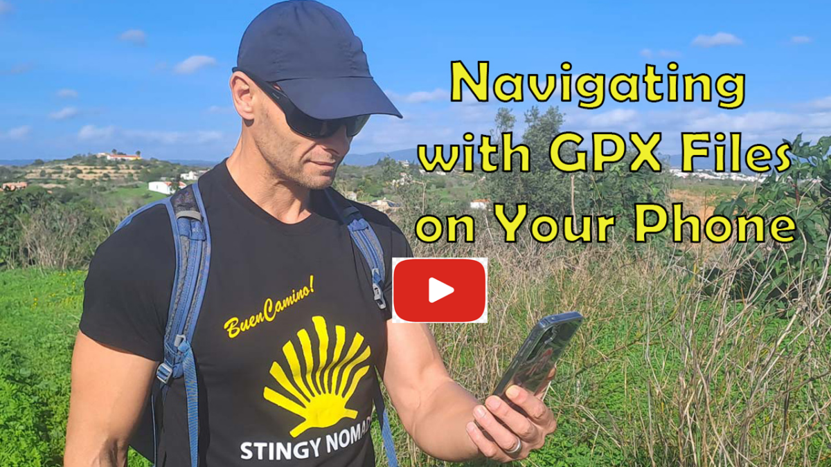 GPX Maps for Phone Navigation on Camino de Santiago. - STINGY NOMADS