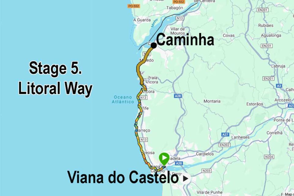 Portuguese Camino - 4 routes in 1 walk (Litoral, Coastal, Central ...